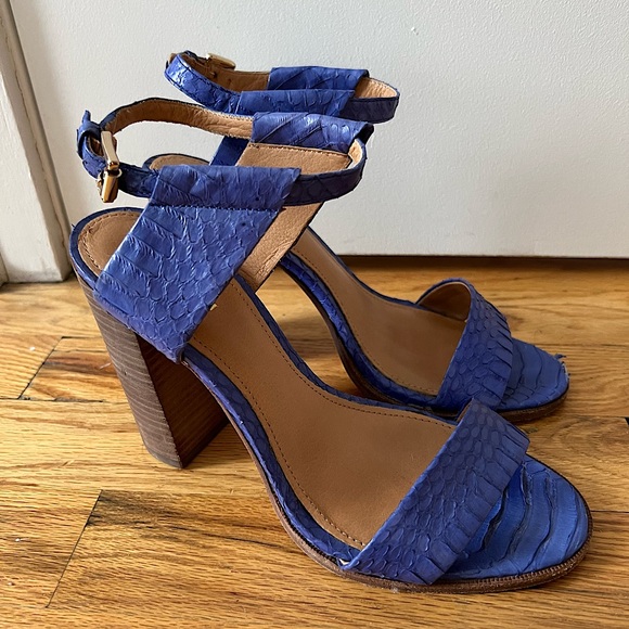 Coach | Shoes | Coach Croc Heeled Sandals | Poshmark